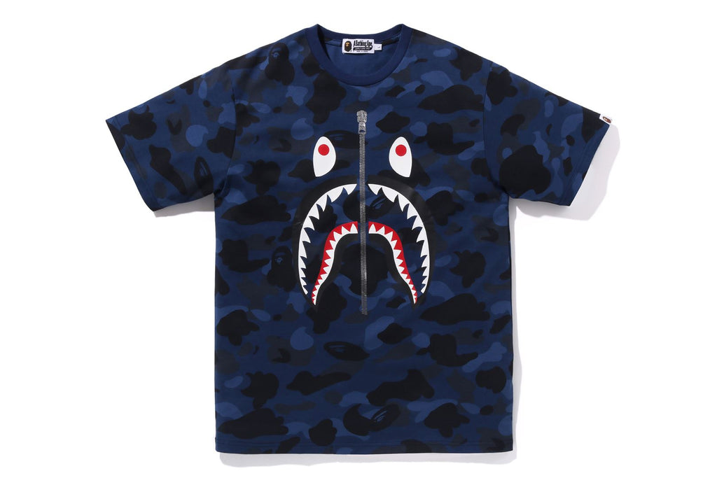 A BATHING APE® Color Camo Shark Tee | Bape official website – uk.bape.com