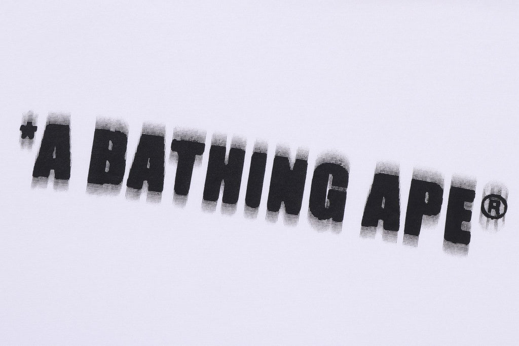 A BATHING APE® Spray Print Bathing Ape Logo Relaxed Fit Tee | Bape ...