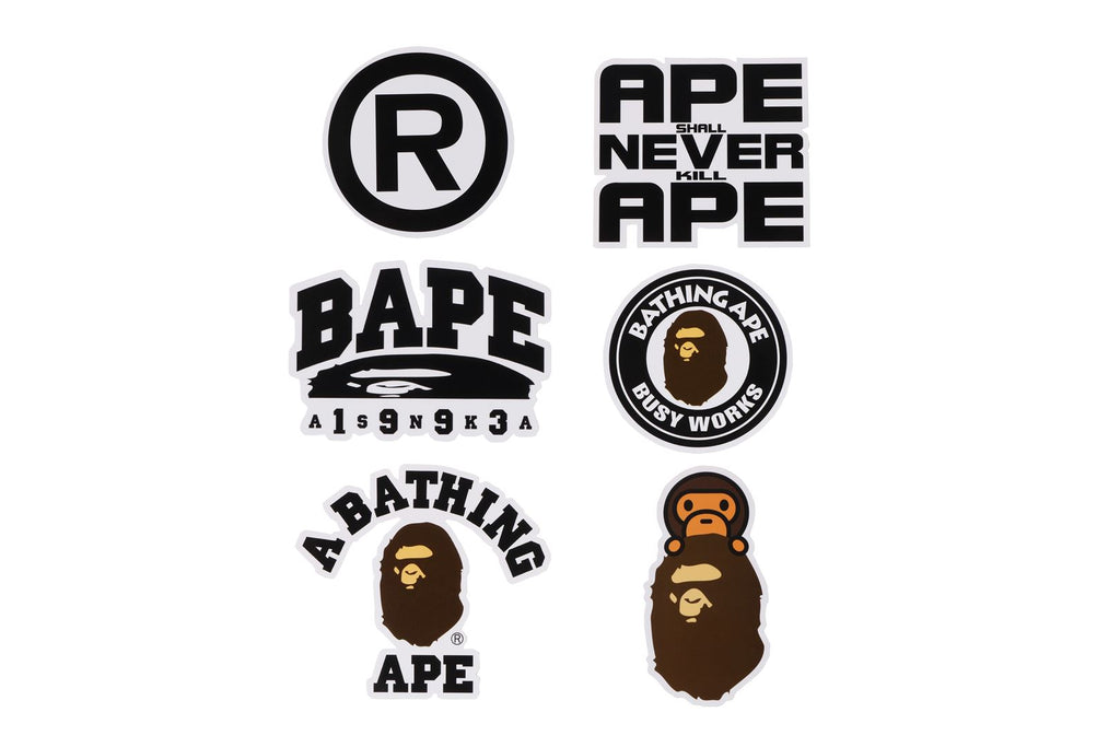 BAPE STICKER SET – uk.bape.com
