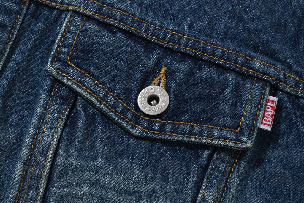 A BATHING APE® A Bathing Ape Denim Jacket | Bape official website – uk ...