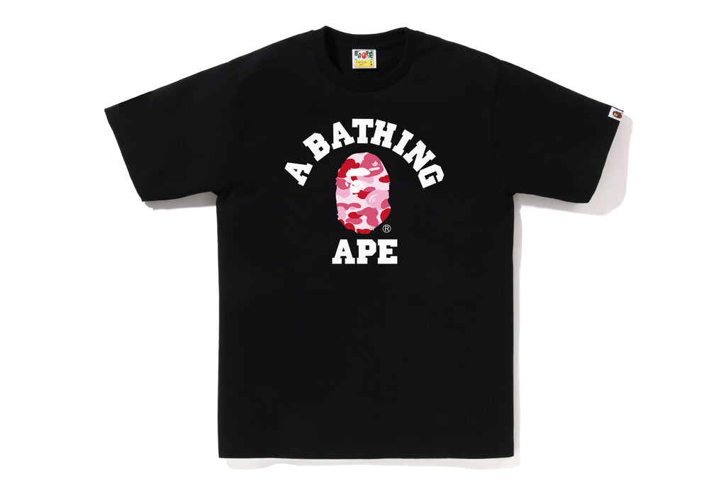 ABC CAMO COLLEGE TEE – uk.bape.com