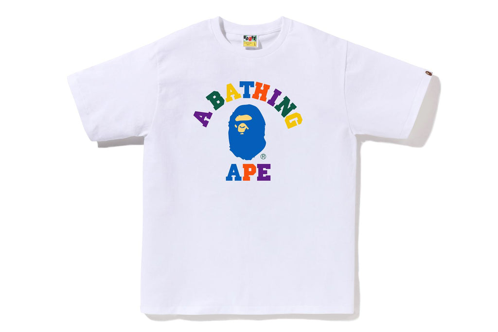 A BATHING APE® Colors College Tee | Bape official website – uk.bape.com