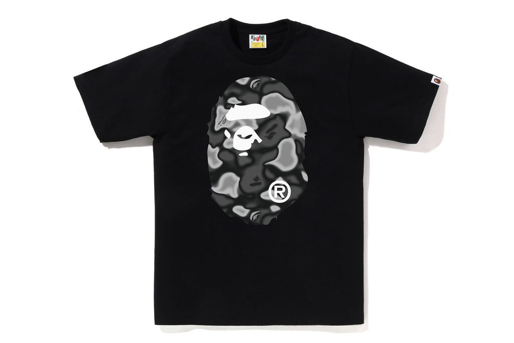 A BATHING APE® Liquid Camo Big Ape Head Tee | Bape official website ...
