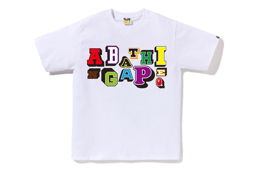 VARSITY FONT TEE – uk.bape.com