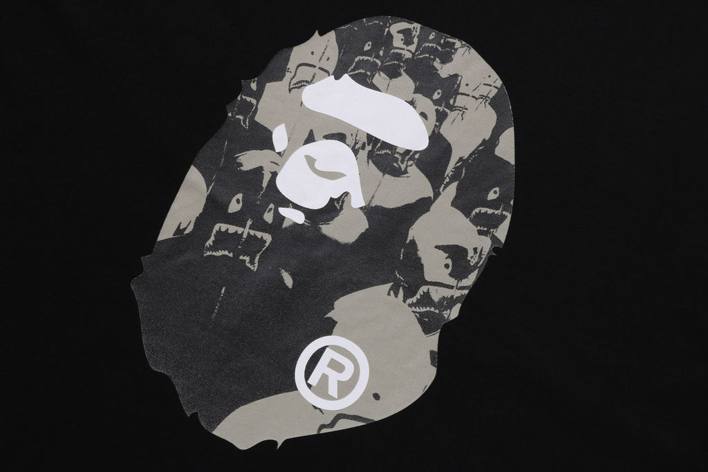 SHARK SEIJIN APE HEAD RELAXED FIT TEE – uk.bape.com