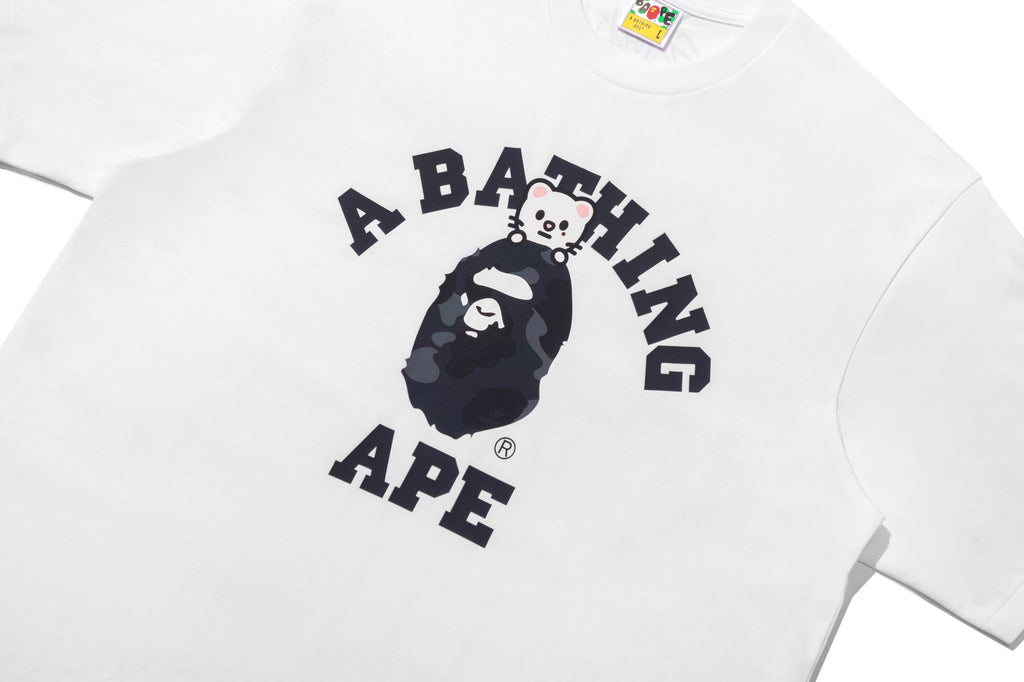 A BATHING APE® BAPE X Straykids Jiniret College Tee | Bape official ...