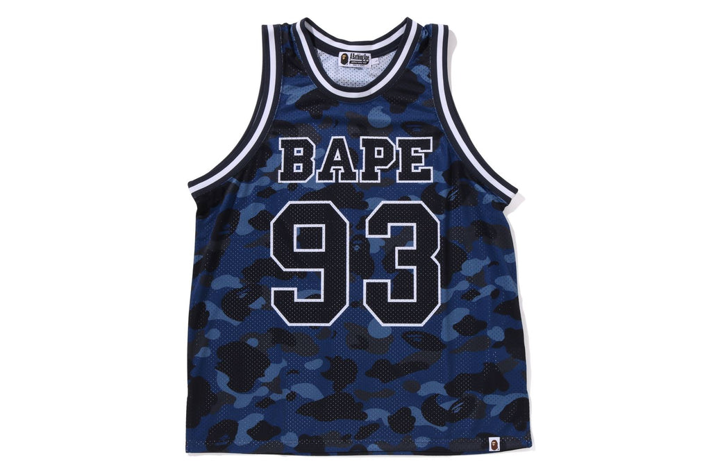 A BATHING APE® Color Camo Basketball Tank Top | Bape official website ...