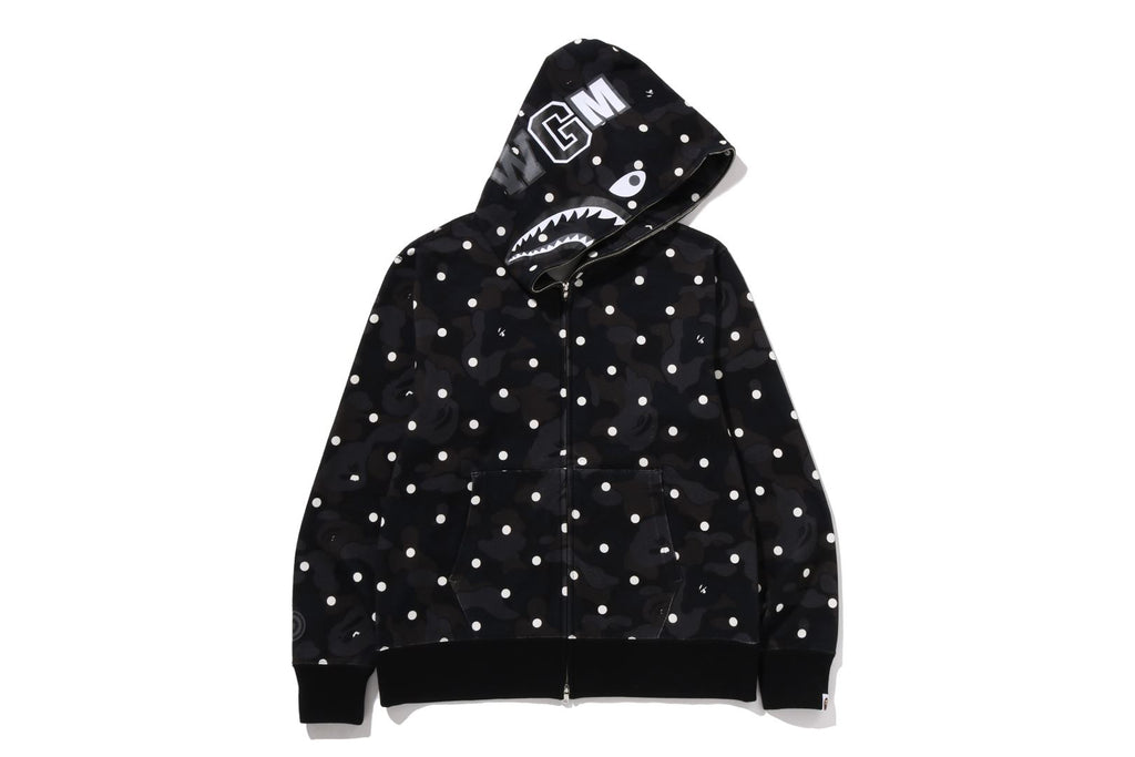 A BATHING APE® Abc Dot Shark Full Zip Hoodie | Bape official website ...
