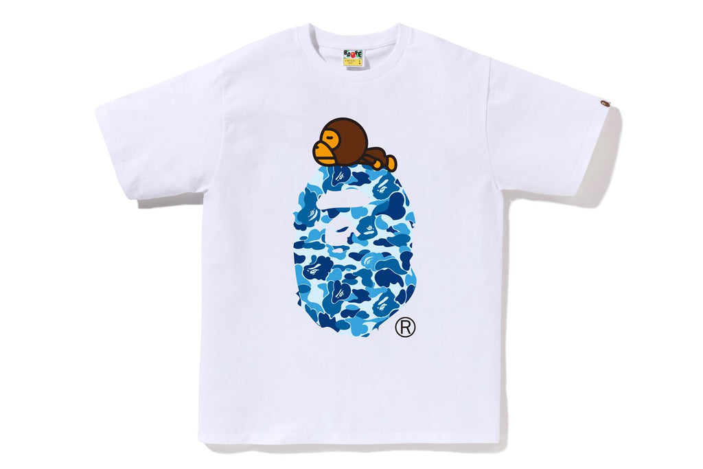 A BATHING APE® Abc Camo Milo on Big Ape Tee | Bape official website ...