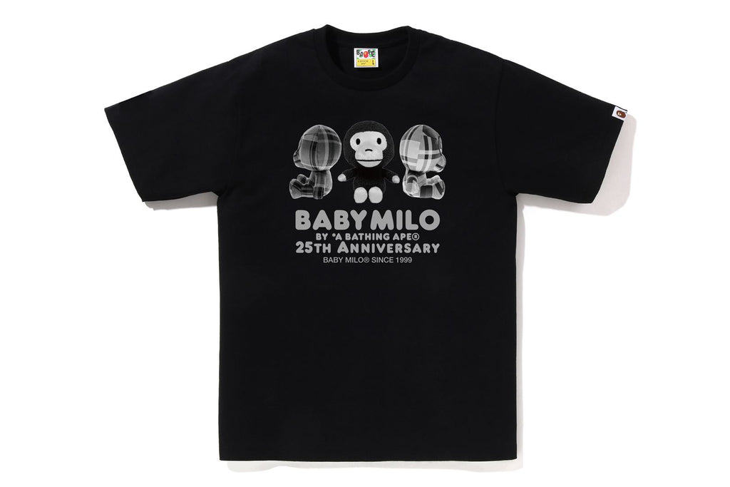 A BATHING APE® Baby Milo 25th Anniv. Plush Doll Tee | Bape official ...