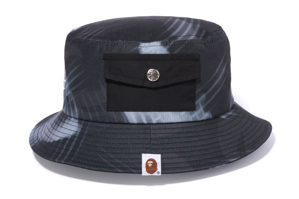 STROKE CAMO POCKET BUCKET HAT – uk.bape.com