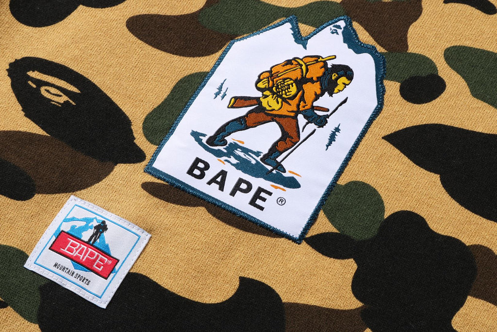 A BATHING APE® Multi Label 1st Camo Oversized Hoodie | Bape official ...