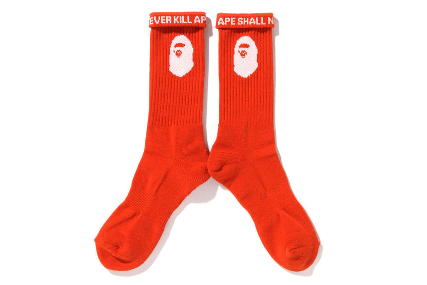 A BATHING APE® Ape Head Socks | Bape official website – uk.bape.com