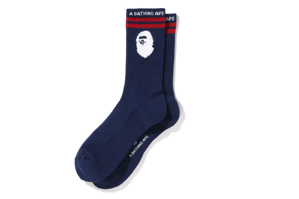 APE HEAD LINE SOCKS – uk.bape.com