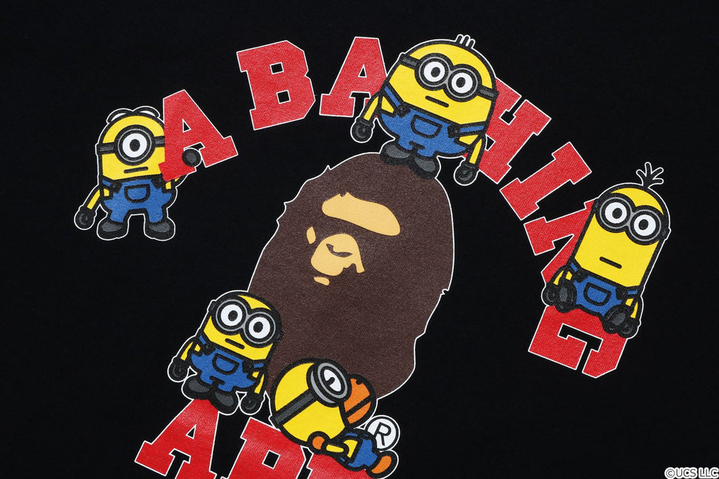 BAPEÂ® X MINIONS COLLEGE TEE – uk.bape.com